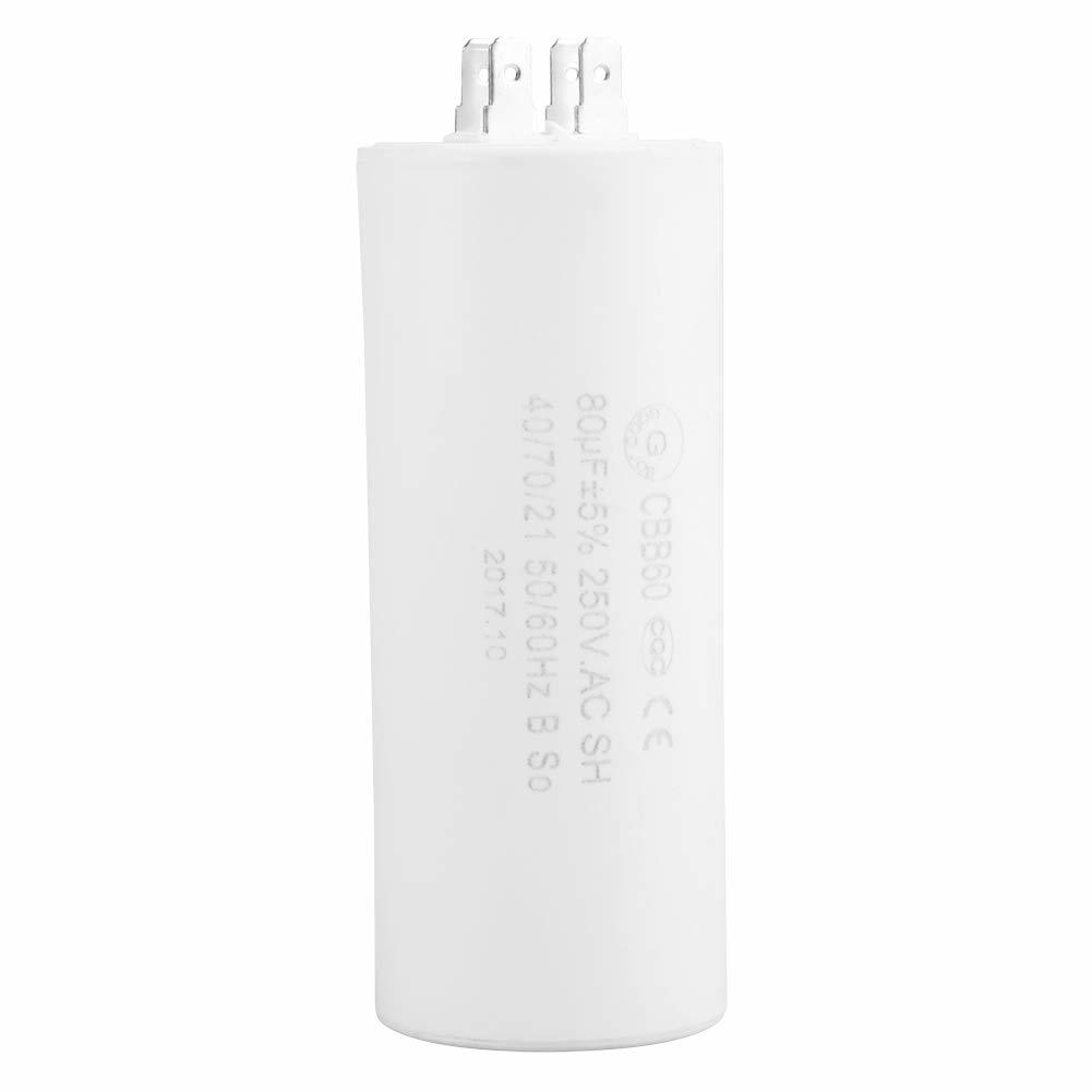 Ywbl-Wh Cbb60 Capacitor Cylinder Shaped Run Round Capacitor Motor 80Uf ...