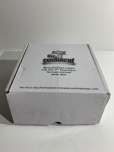 The 7th Continent Replacement Cards 2nd Edition Base Box Serious Poulp ...