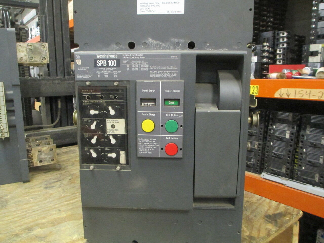Westinghouse SPB100 3000A 3p 600V Pow-R-Way and 50 similar items