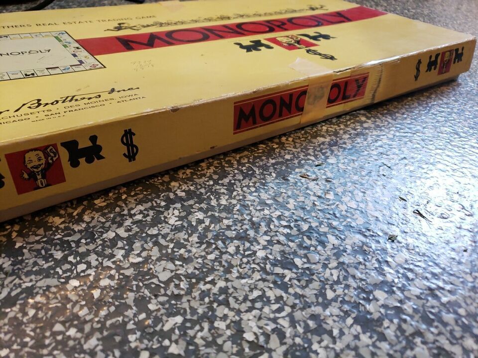 1936 MONOPOLY Parker Brothers Board Game Vintage Complete Rare ...