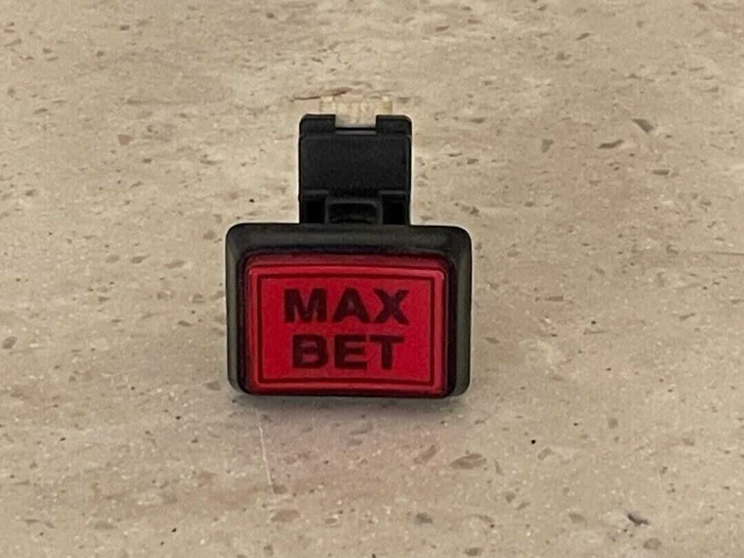 OEM Pachislo Slot Machine Max Bet Button Originally from Azteca - Parts ...