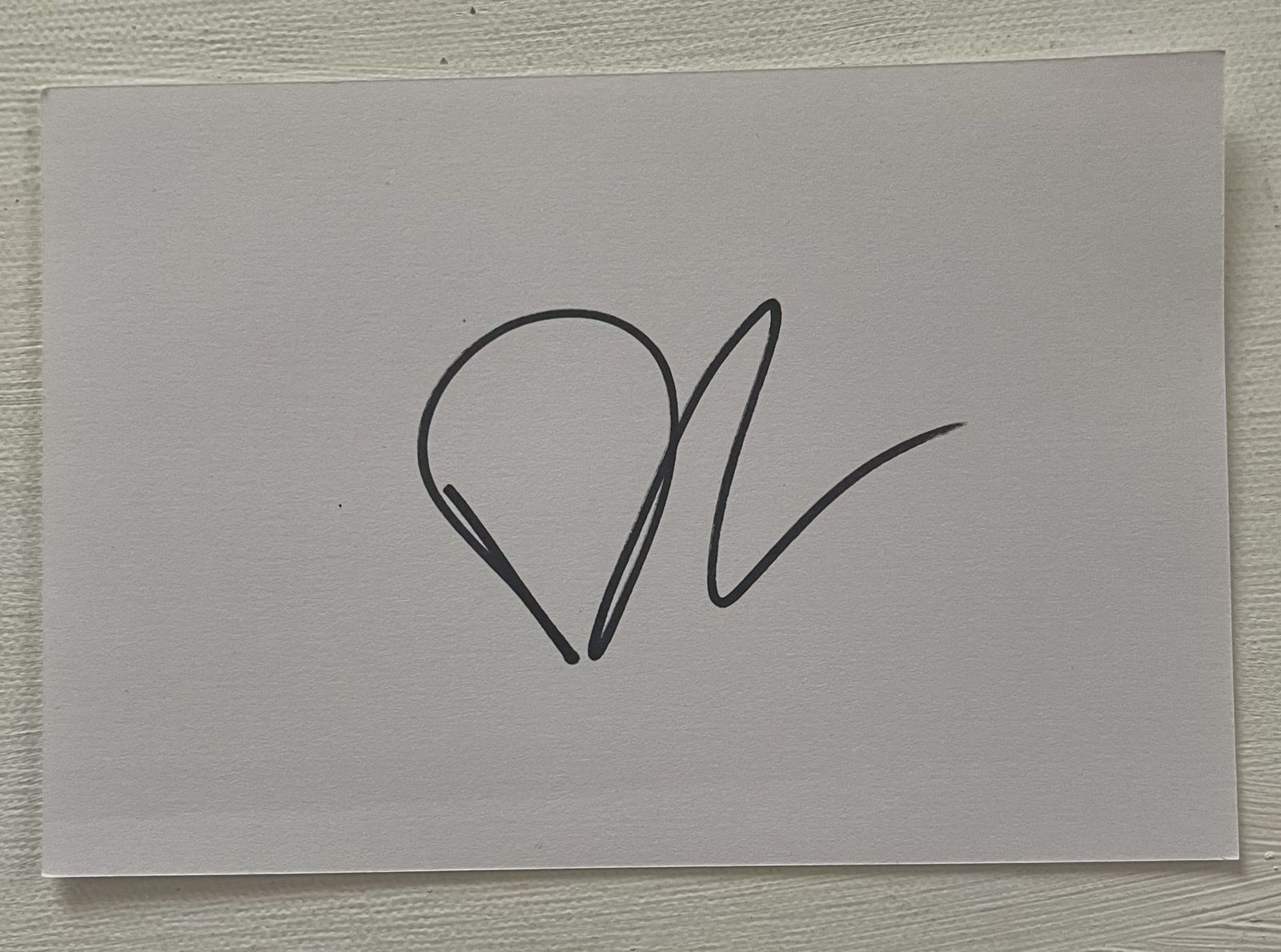 Daniel Craig Signed Autographed 4x6 Index Card - Cards & Papers