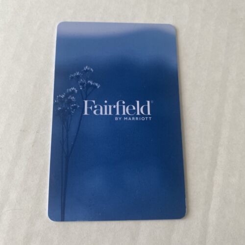 FAIRFIELD By Marriott Hotel Room Key Card - The Fairfield Guarantee ...