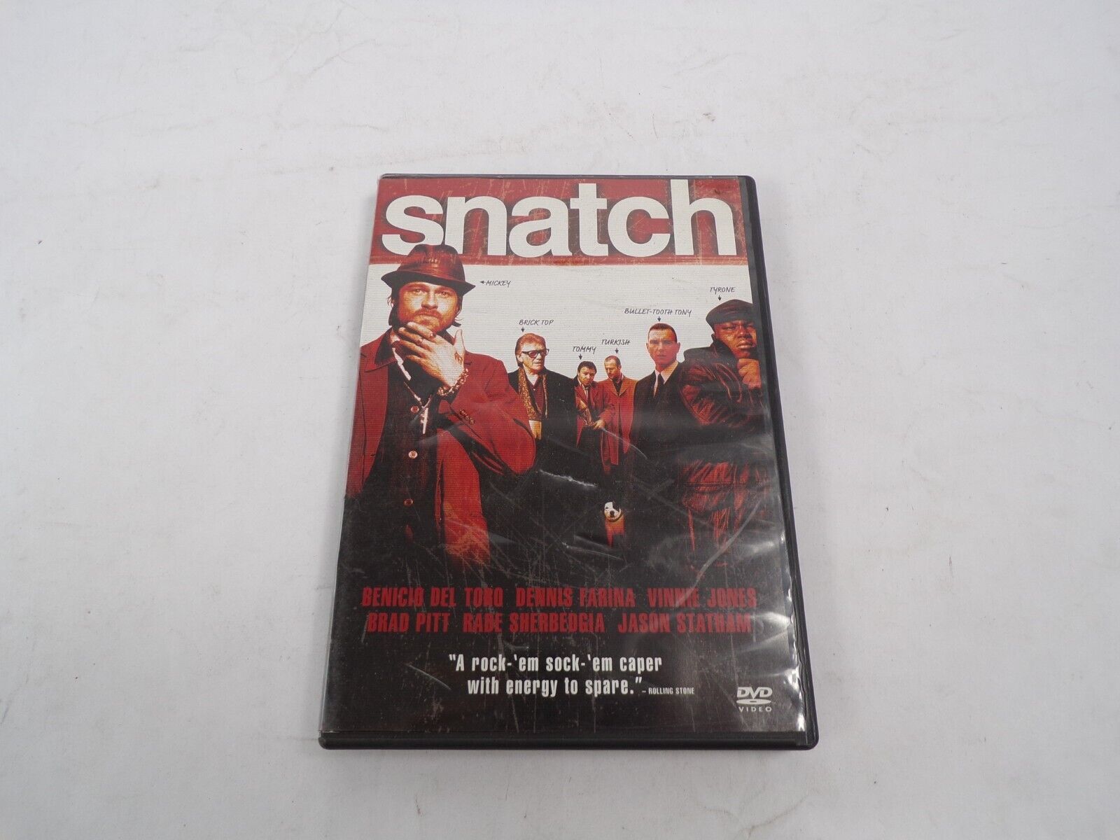 Snatch Brad Pitt Rade Sherbedgia Jason Statham Vinnie Jones Coolest DVD ...