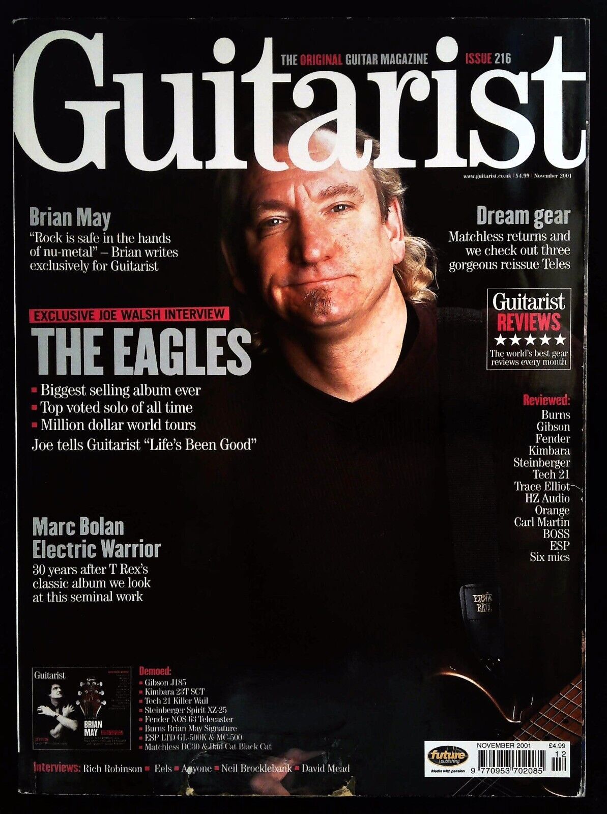 Guitarist Magazine November 2001 mbox1670 The Eagles - Magazines