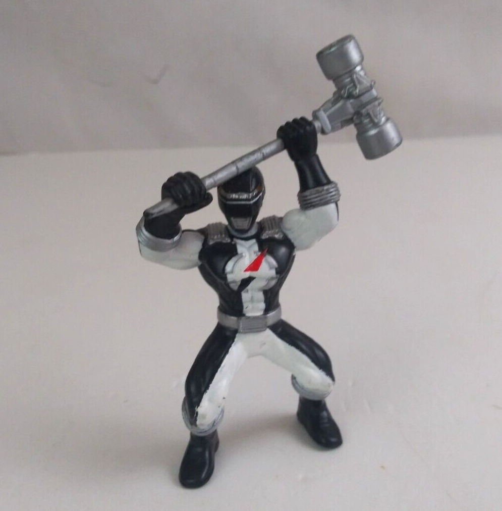 2006 Bandai Power Rangers Operation Overdrive Black Ranger 4" Action ...