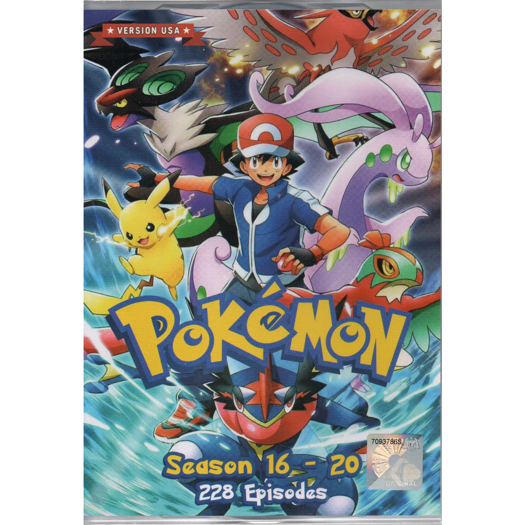 Pokemon Complete Series Season 16-20 DVD (English Dub) (Anime) DVD ...