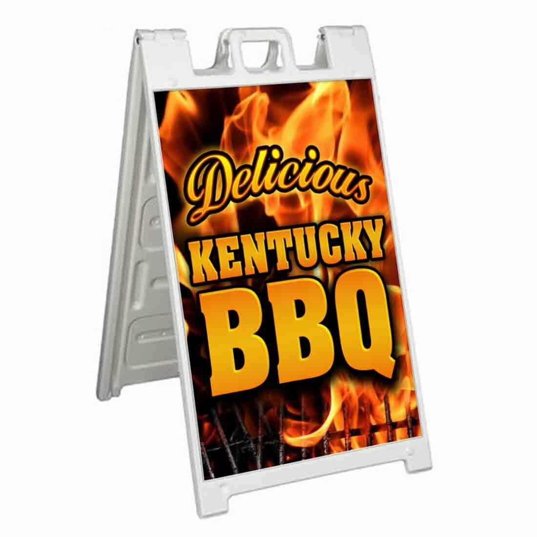 KENTUCKY BBQ Signicade 24x36 Aframe Sidewalk Sign Banner Decal BARBEQUE ...