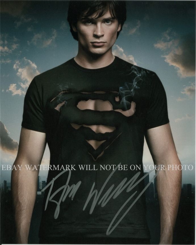 TOM WELLING SIGNED AUTOGRAPH AUTOGRAPHED 8x10 RP PHOTO SUPERMAN ...