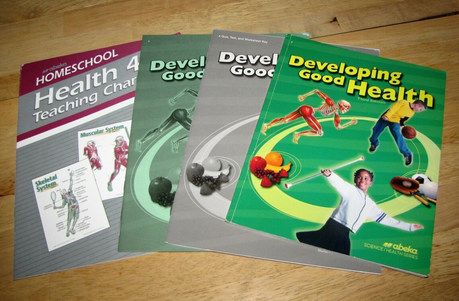 Developing Good Health, 3rd Edition Abeka Grade 4 Text, Keys, Charts ...