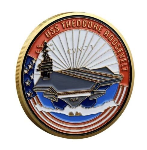 US NAVY - USS THEODORE ROOSEVELT - CVN-71 Challenge Coin- USN ...