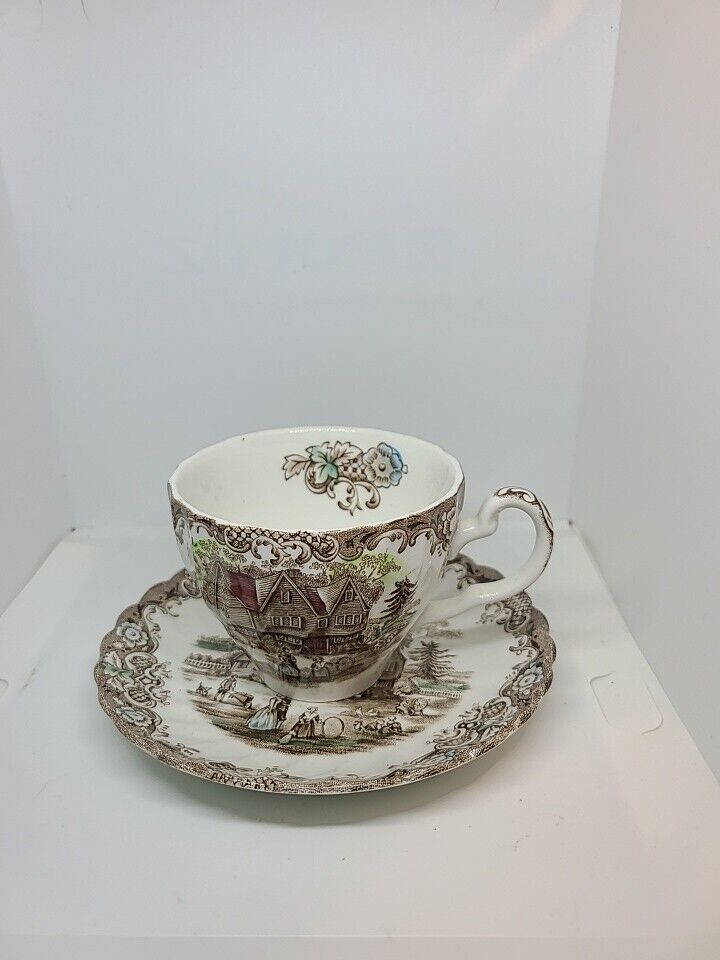 Johnson Brothers Heritage Hall Colonial Overhang 17th Century Tea Cup ...