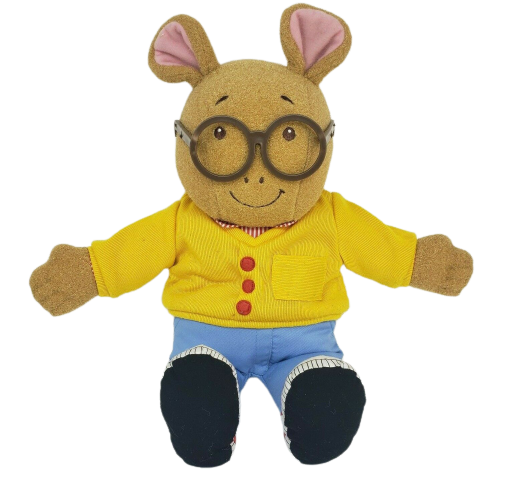 17" VINTAGE 1996 HASBRO PLAYSKOOL TALKING ARTHUR STUFFED ANIMAL PLUSH ...