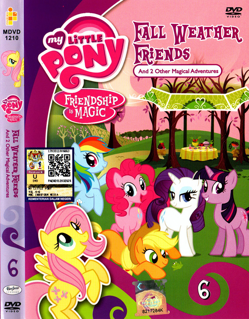 DVD Children Cartoon My Little Pony - Fall Weather Friends And 2 Other ...