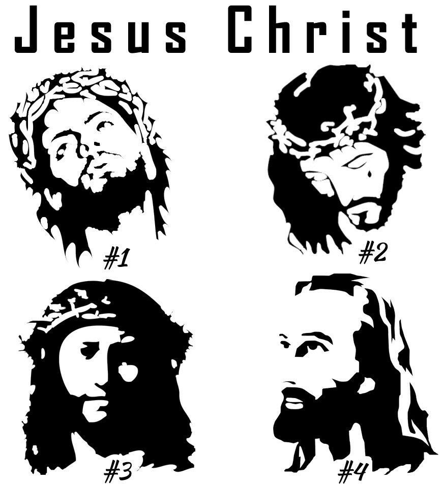 Jesus Christ Vinyl Decal Sticker Car Window Wall Bumper Lord Son of God ...