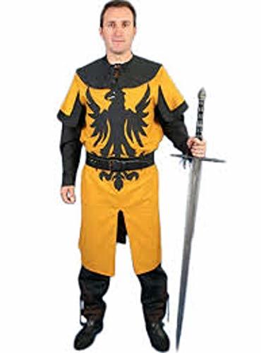 Medieval Viking Renaissance Yellow Color Tunic for Armor Reenactment ...
