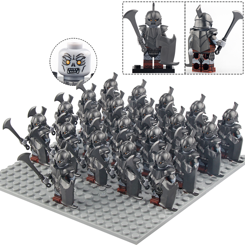 Guldur Orcs Gundabad Orcs Armored Army The Lord Of The Rings 21pcs Minifigures - Building Toy ...
