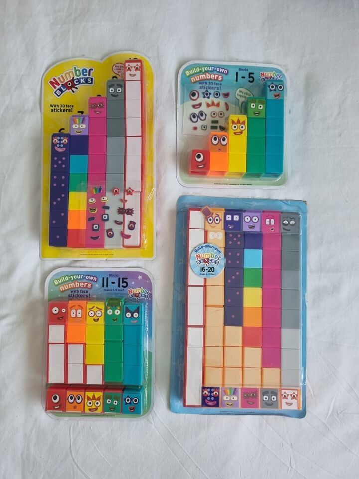 Numberblocks 16-20, 6-10 11-15 1-20 Number Blocks Birthday Autism ADHD ...