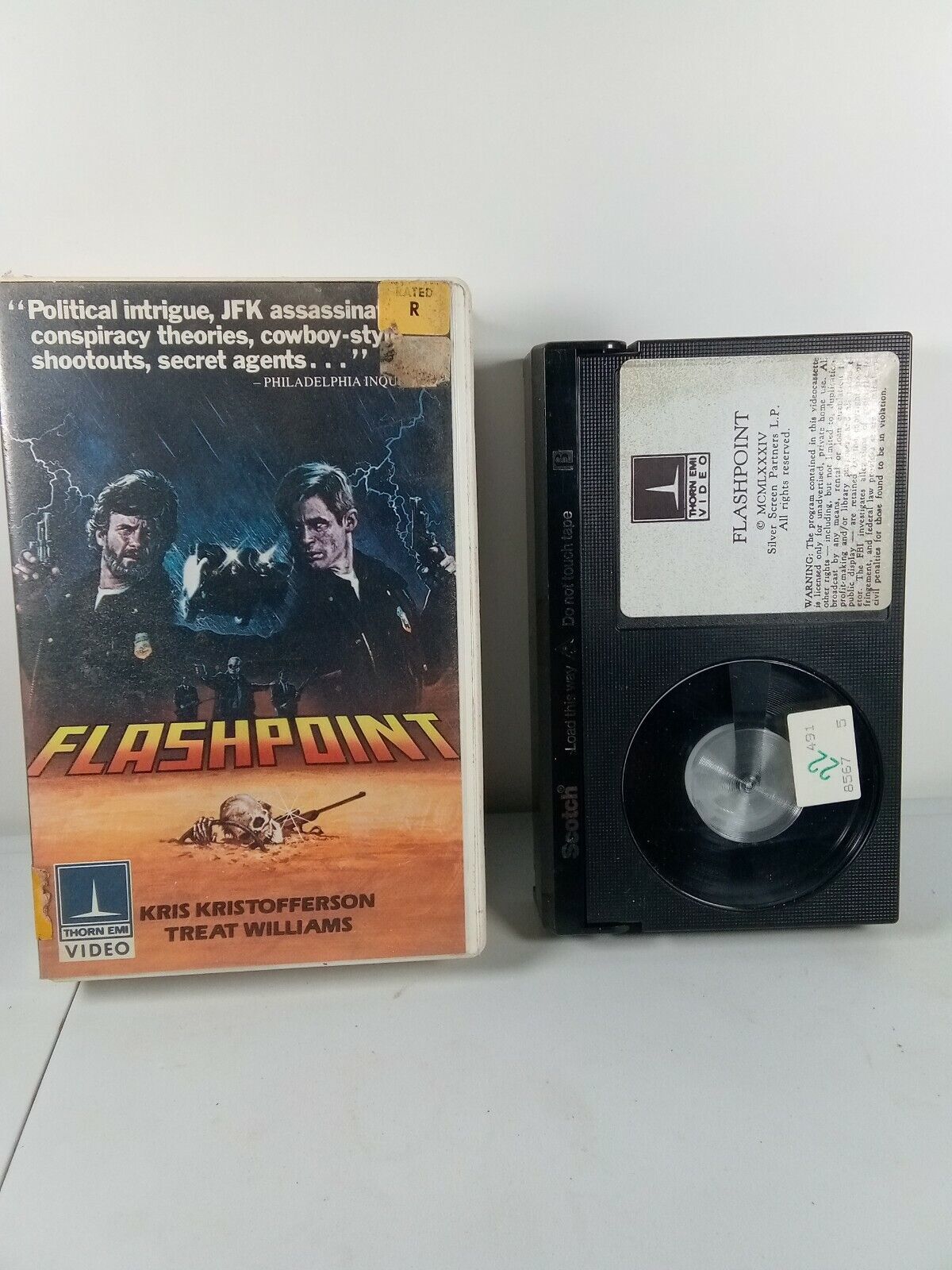Flashpoint 80's Action Betamax BETA NOT VHS 1984 Kris Kristofferson Betamax - Other Formats