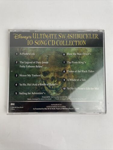 Disney's Ultimate Swashbuckler 10 Song CD Collection Pirates of the ...