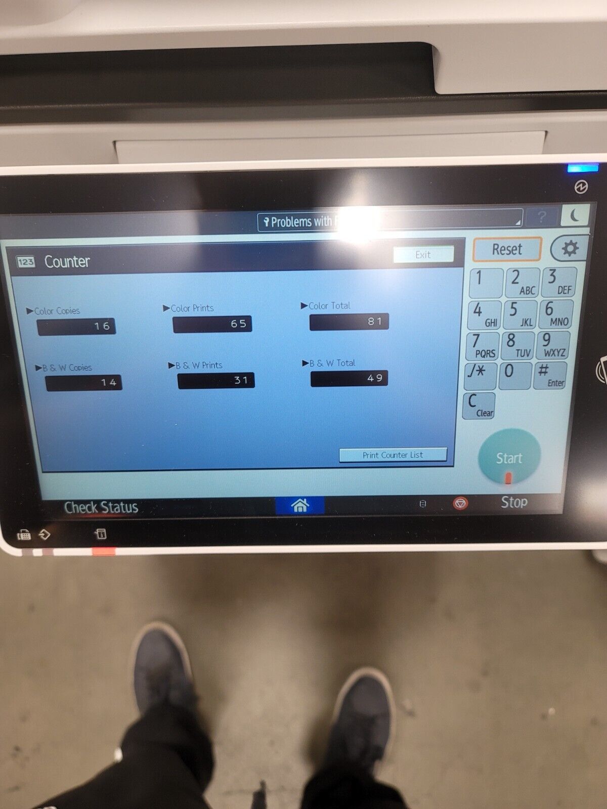 Ricoh IM C4500 IMC4500 color copier print scan - (Demo Unit) - Meter ...