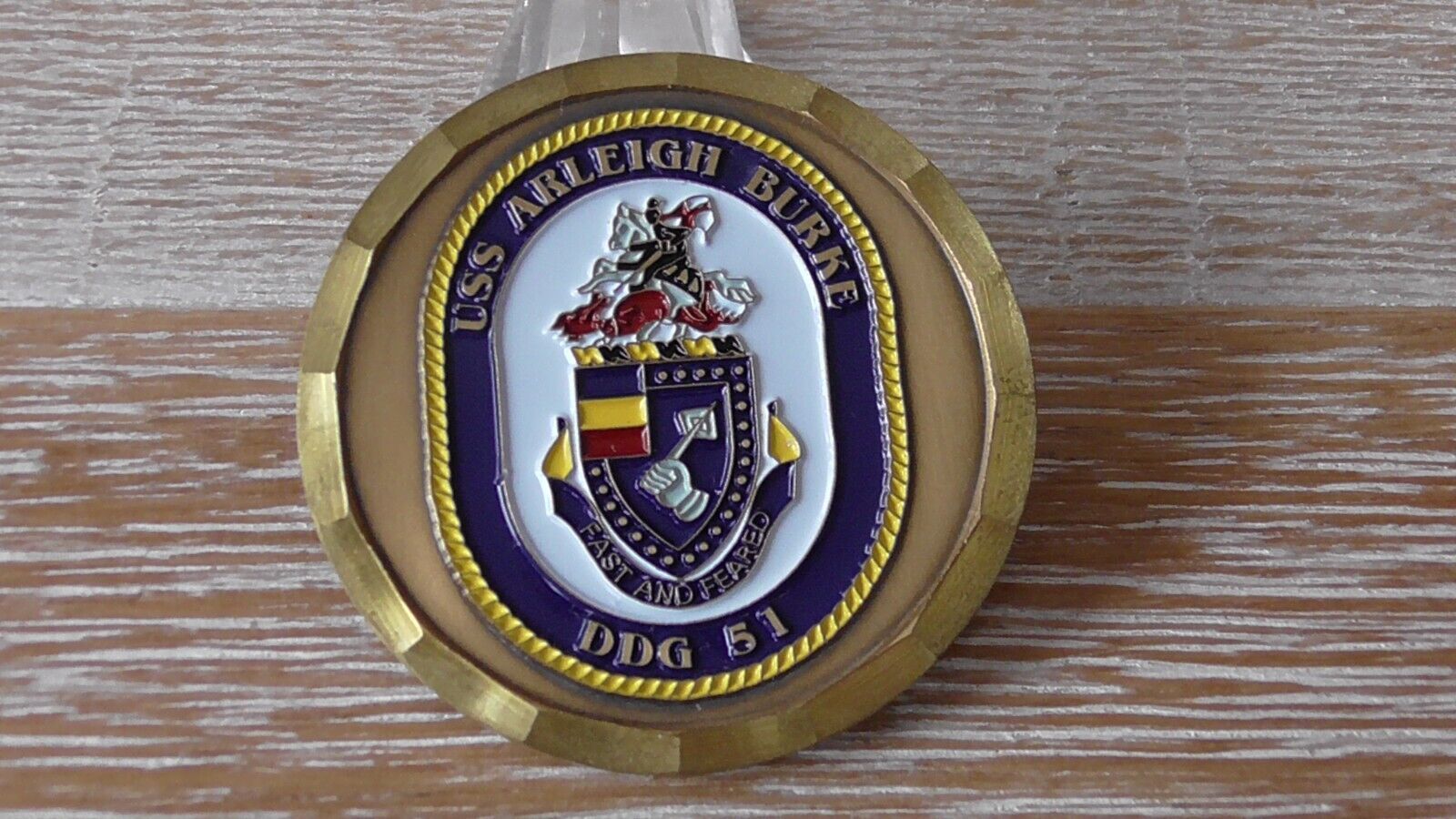 USN USS Arleigh Burke DDG 51 Command Master Chief Challenge Coin #A224 ...