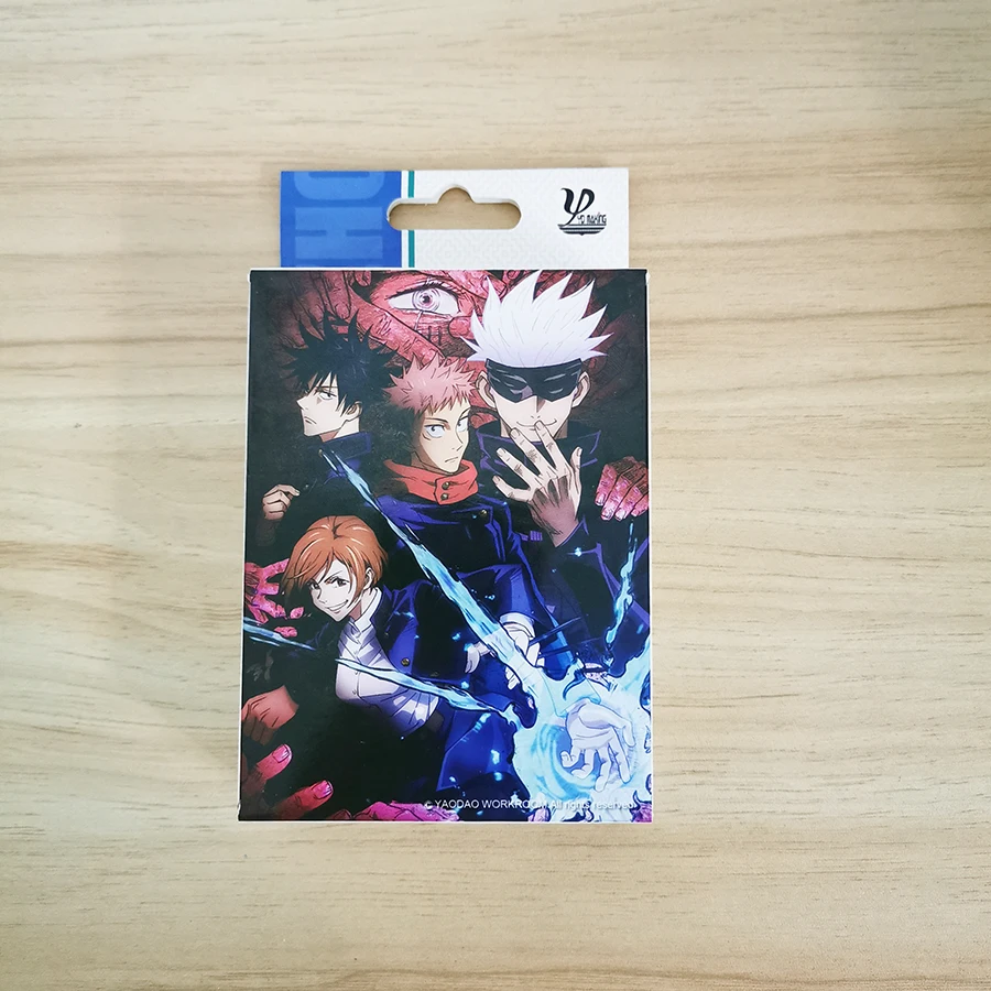 54 Pcs/Set Anime Jujutsu Kaisen Poker Cards Toy Gojo Satoru Cosplay ...