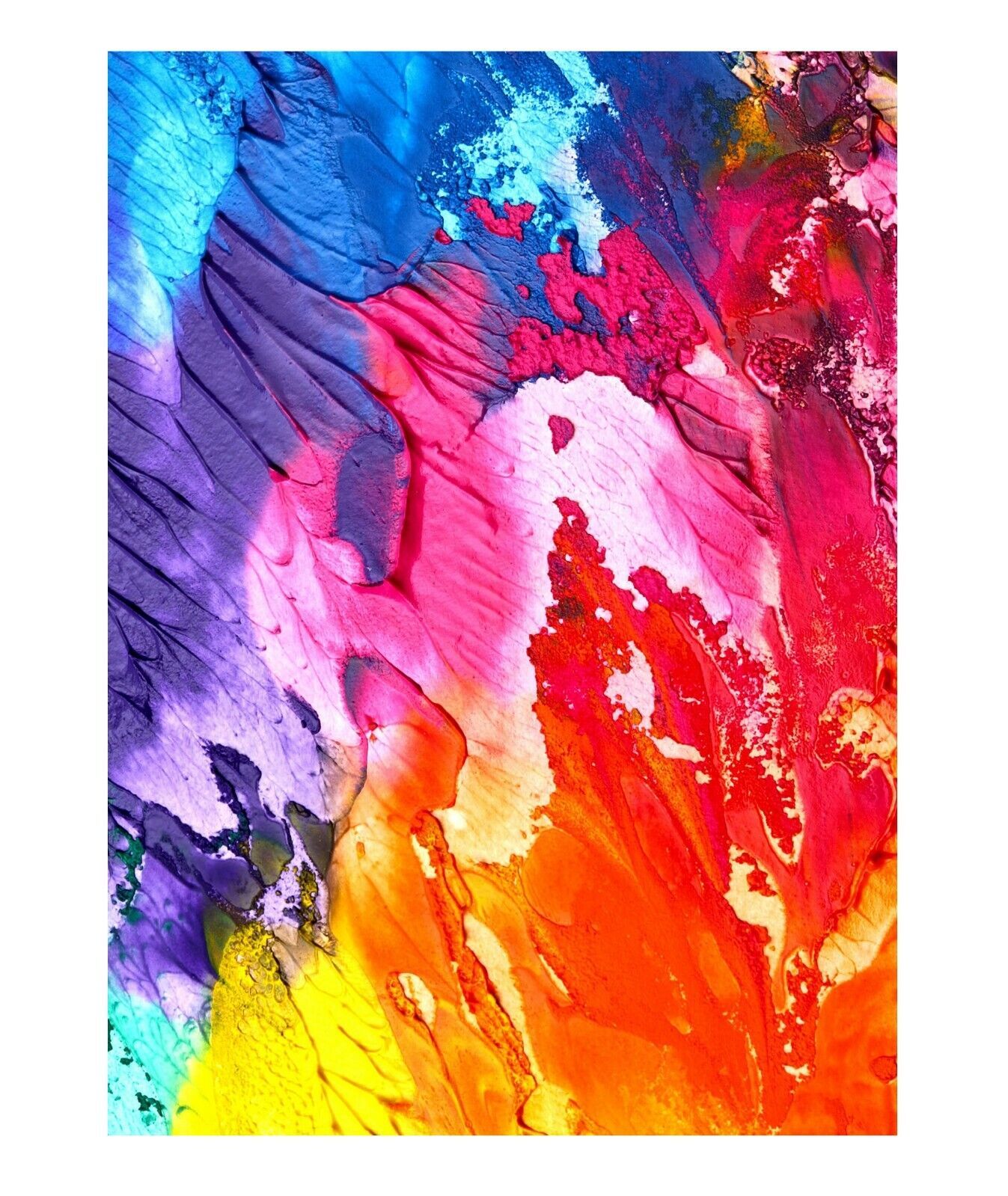 Paint Splatter Abstract Art Vinyl Wrap Sticker Bomb Sheet For ...