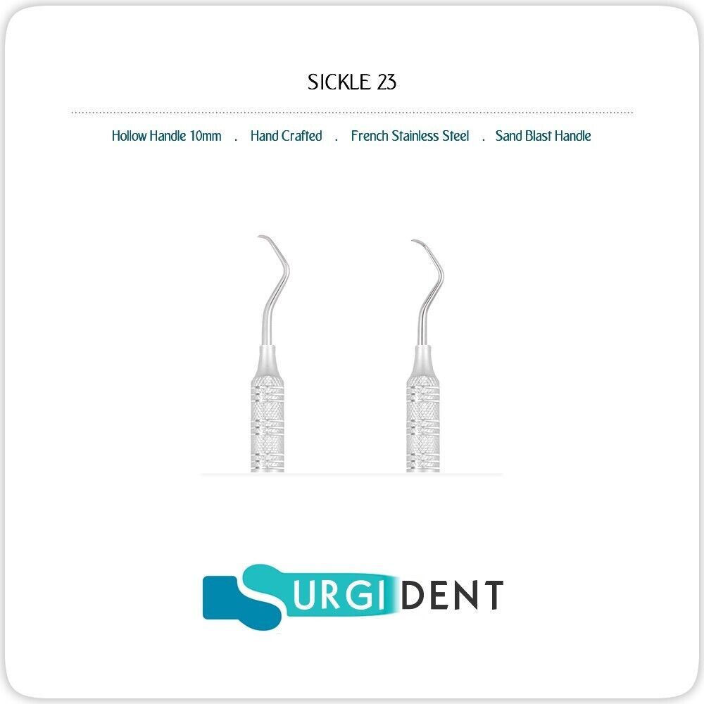 SICKLE 23 SCALERS PERIODONTAL DENTAL HAND INSTRUMENTS *SET OF 2 ...