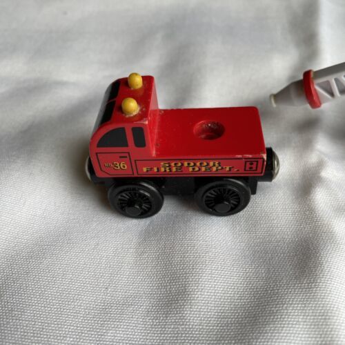 Thomas & Friends SODOR FIRE DEPT. NO 36 | Fire Truck & Train | Wooden ...