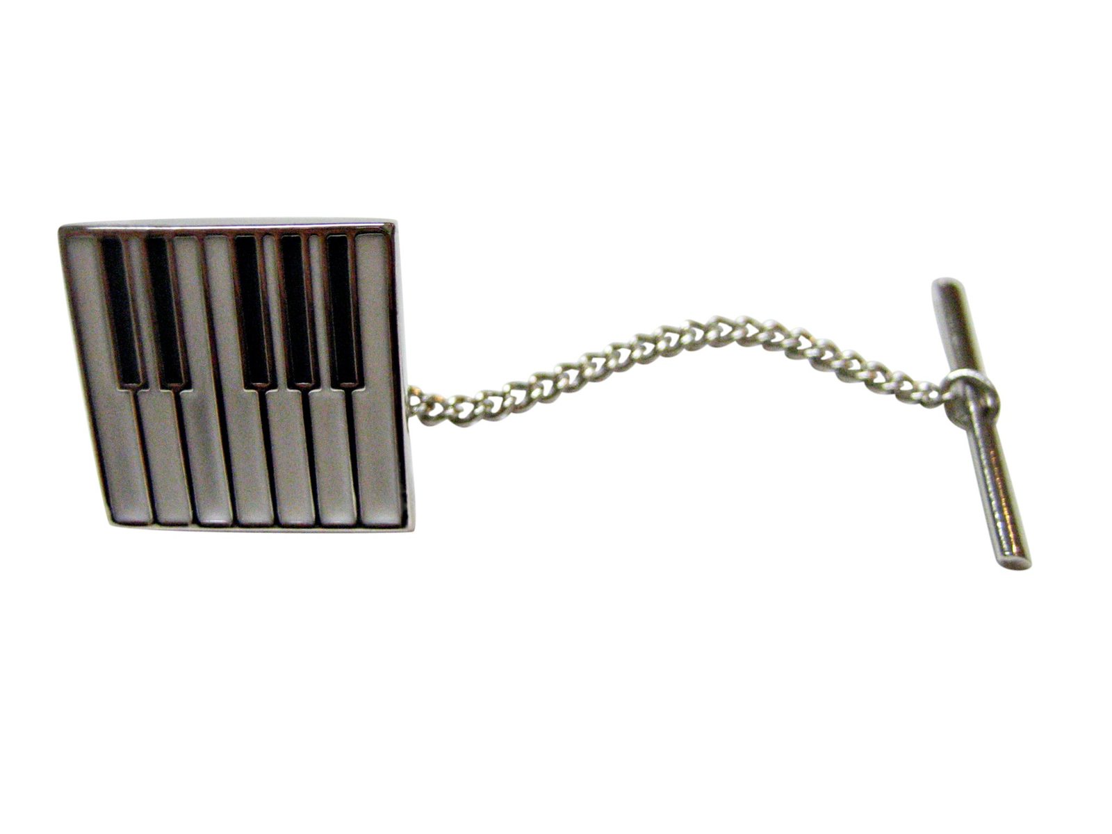 Square Piano Key Design Tie Tack - Fashion