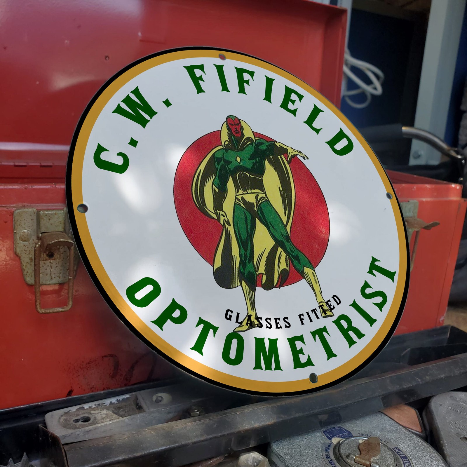 Vintage C. W. Fifield Glasses Fitted and similar items