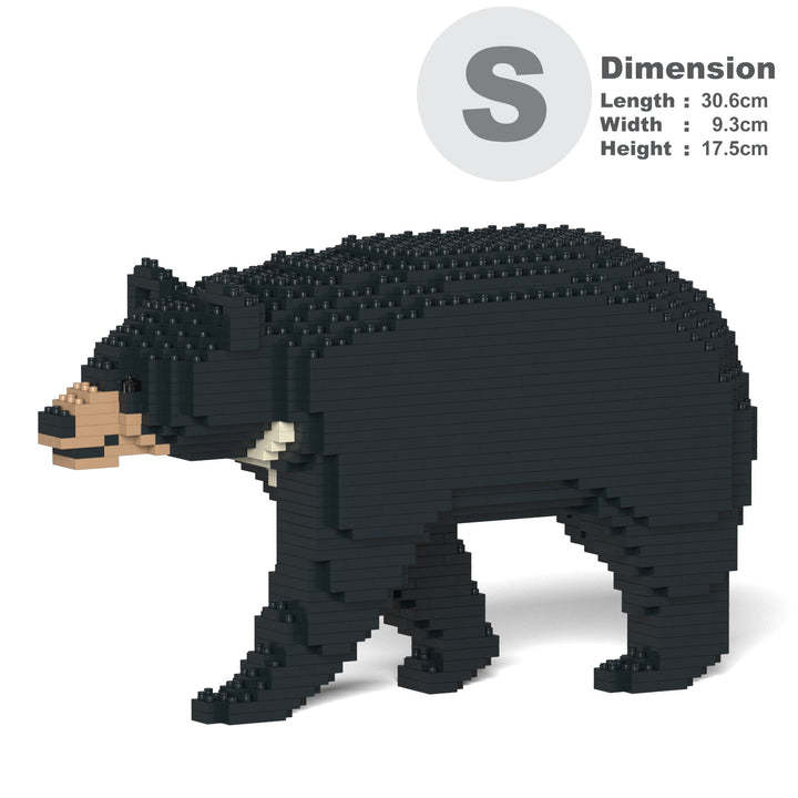 Formosan Black Bear Sculptures (JEKCA Lego Brick) DIY Kit - Building ...
