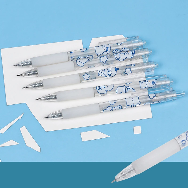 House Home 1 Piece Press Cartoon Bear Art Utility A Pen A Paper Cutting ...