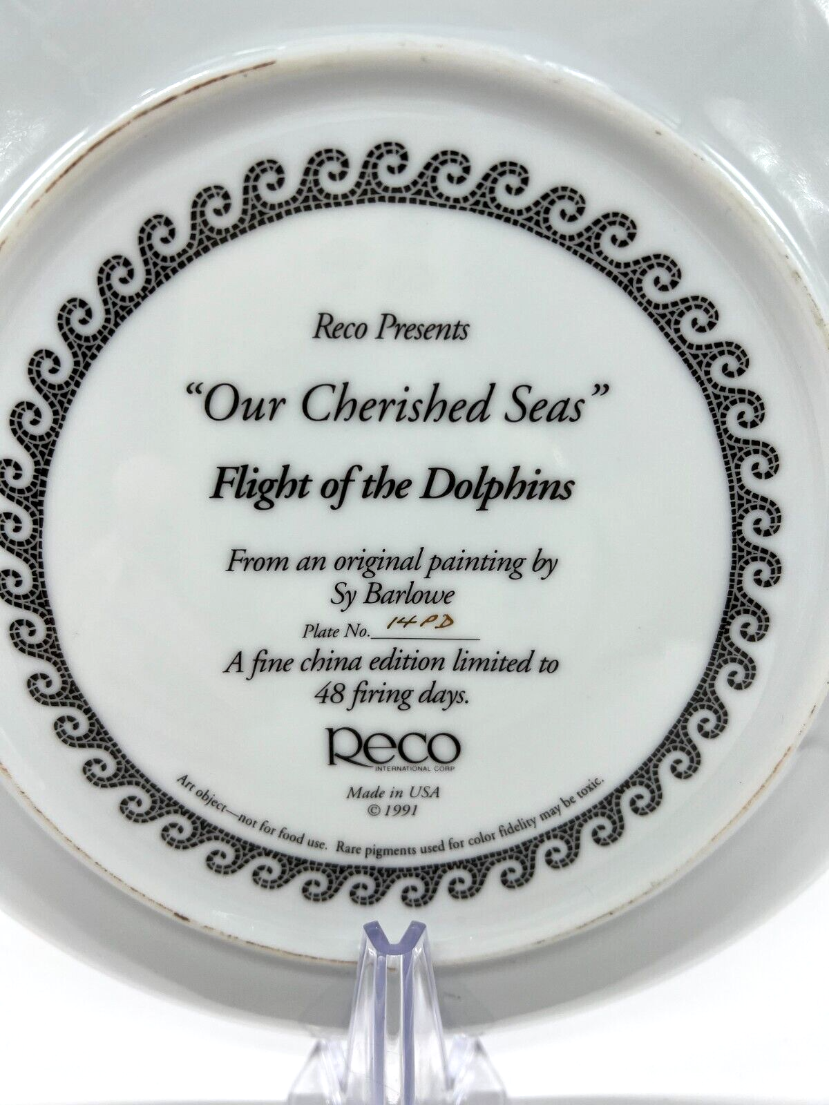 Reco ~ Our Cherished Seas ~ Flight of the Dolphins ~ By Sy Barlowe ...