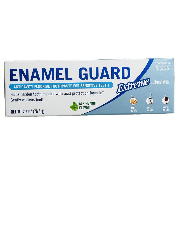 Enamel Guard Anticavity Fluoride Toothpaste Sensitive Teeth Alpine Mint ...