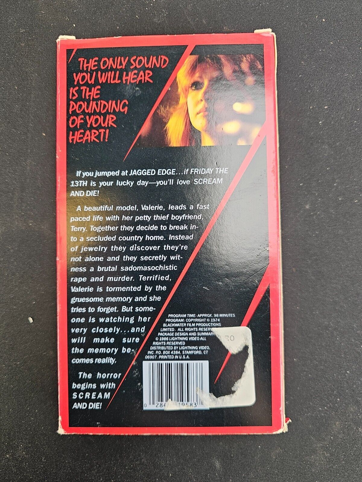 Scream and Die VHS 1990 Andrea Allan Horror Slasher OOP HTF RARE - VHS ...