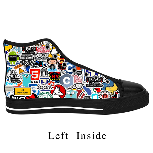 New IT Developer Computer Programer Hacker Design High Top Canvas ...