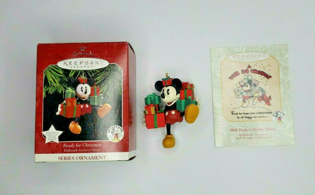 1998 Hallmark Ready For Christmas Hallmark Archives Series Ornament U70 ...