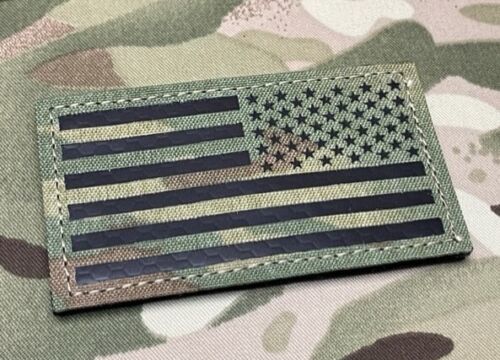 Infrared Multicam IR US Reverse Flag Patch US Army Special Forces Green ...