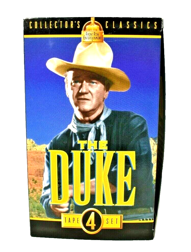 The Duke 4 Tape Set VHS, 2000 4-Tape Set Collectors Classics John Wayne ...