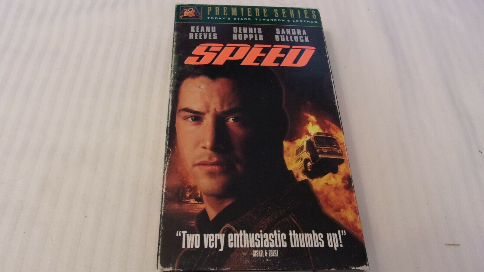 Speed (VHS, 1996) Keanu Reeves, Dennis Hopper, Sandra Bullock - VHS Tapes