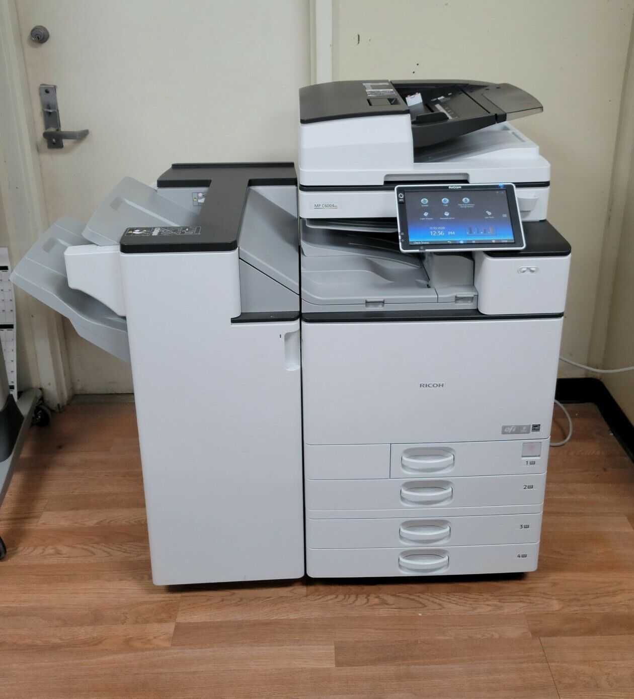 Ricoh MP C6004ex Color Laser Print Scan Meter under 20k. Repo Unit ...