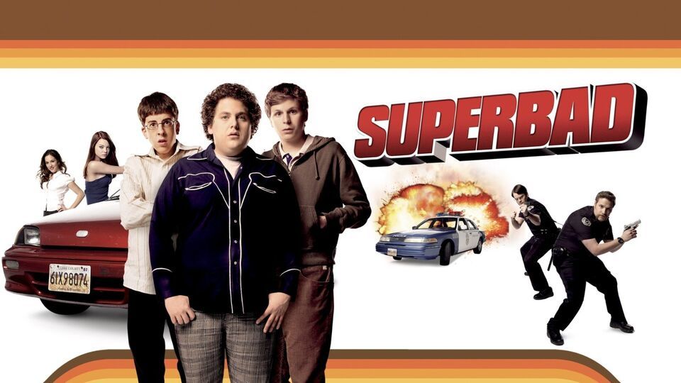 2007 Superbad Movie Poster 16X11 Jonah Hill Michael Cera Bill Hader McLovin - Posters