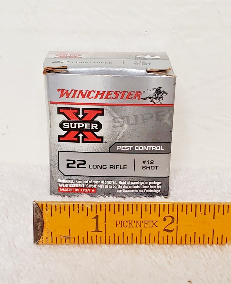Vintage Winchester Super X 22LR #12 Shot X22LRS Empty Ammo Box ONLY ...