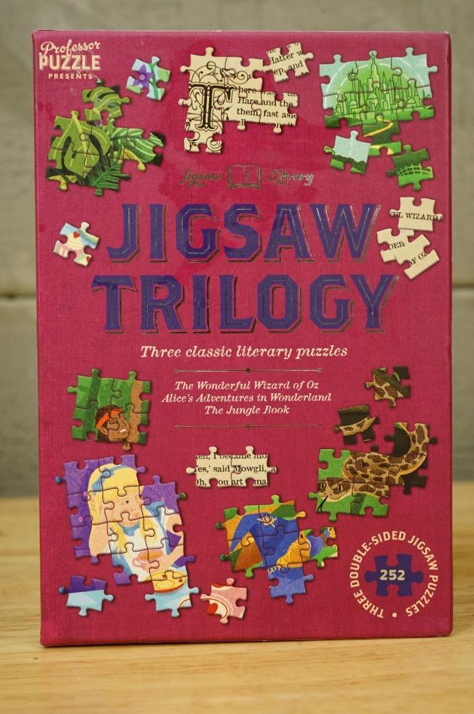 Professor Puzzle Jigsaw Trilogy Set Wizard of Oz Jungle Book Alice in ...