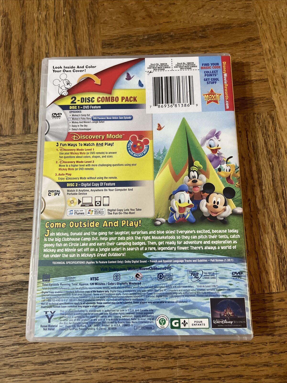 Mickey Mouse Clubhouse Mickeys Great Outdoors DVD - DVDs & Blu-ray Discs