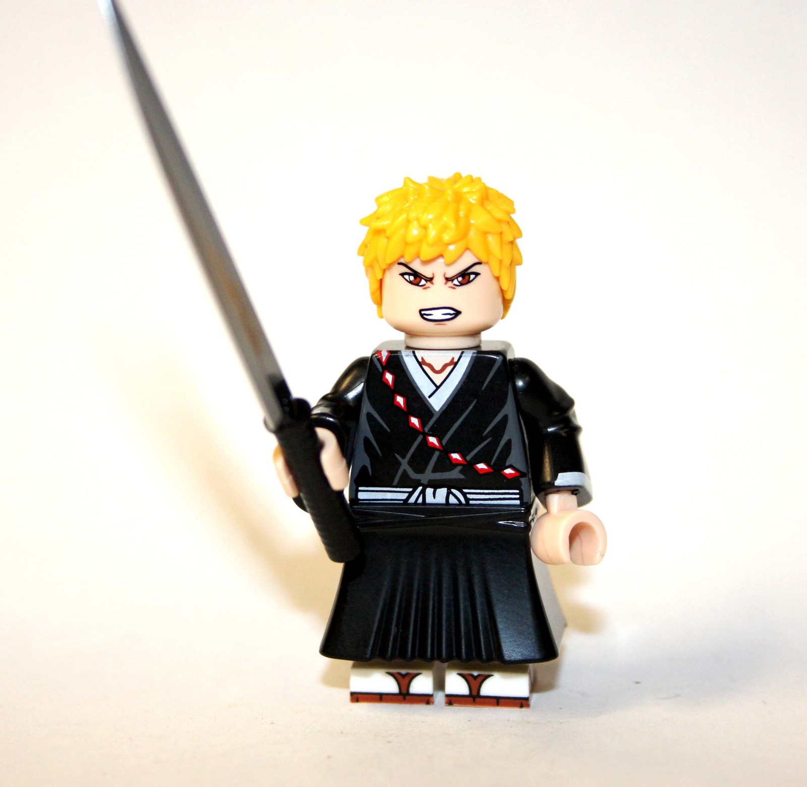 MV Ichigo Kurosaki Cartoon TV Show Anime Bleach Minifigure US Shipping ...