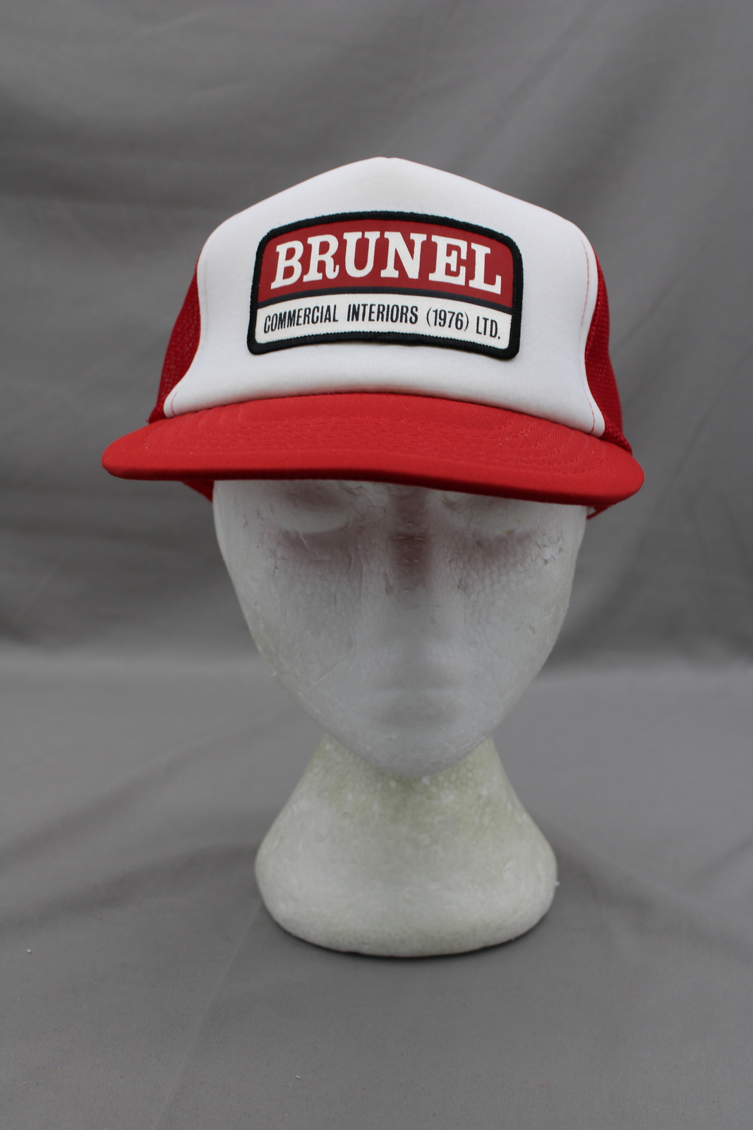 Vintage Patched Trucker Hat - Brunel Commercial Interiors - Adult ...
