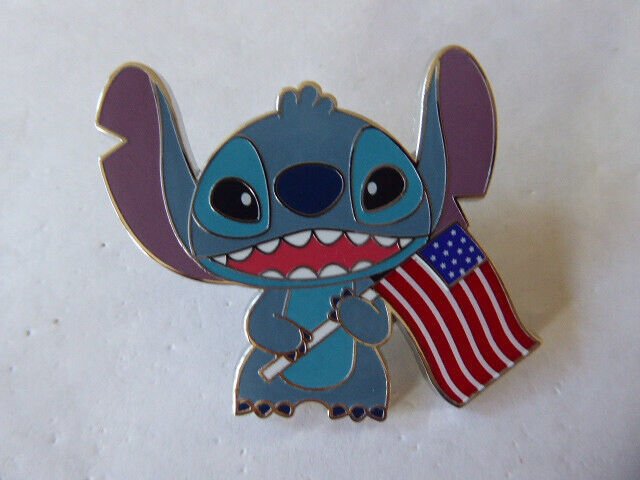 Disney Swap Pins Stitch American Flag- show original title Original ...